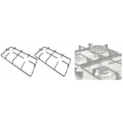 Cooker Gas Hob Pan Support Stand 230mm x 475mm Pack of 2