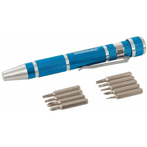 Silverline Precision Screwdriver Set 9pce - 110mm