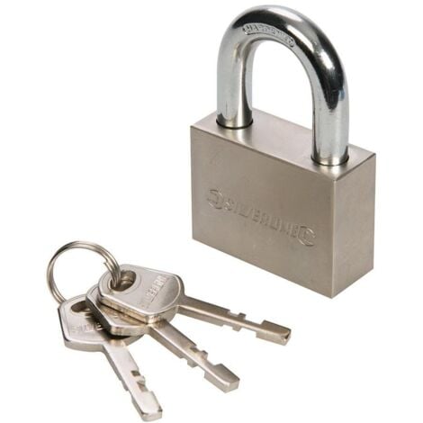 Silverline Steel Padlock - 50mm
