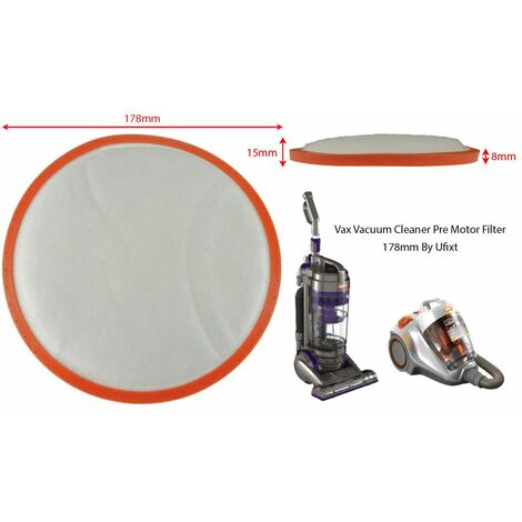 Vax Vacuum Cleaner Pre Motor Filter 178mm