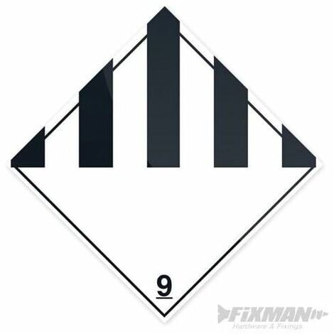 Class 9 Dangerous Goods Sign - 250 x 250mm