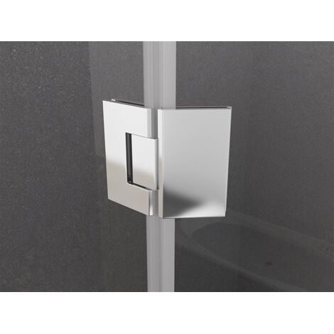 BuyLando - Molly 100x100x195 cm Pentagone Cabine de douche incl ...