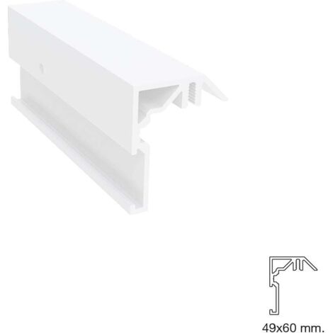 Perfil Separador STAR XL Lacado Blanco Mate 2Mts