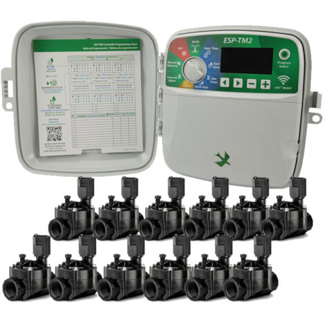 Programmatore di irrigazione per esterni Rain Bird ESP-TM2 a 12 zone 12 ...