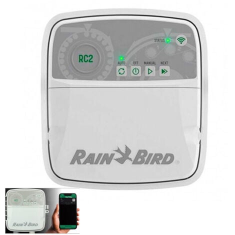 Programmatore automatico di irrigazione Wifi RC2 8 zone interne Rain Bird