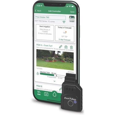 Programmatore di Irrigazione Wifi Rain Bird ESP-TM2 8 Zone Esterne ...