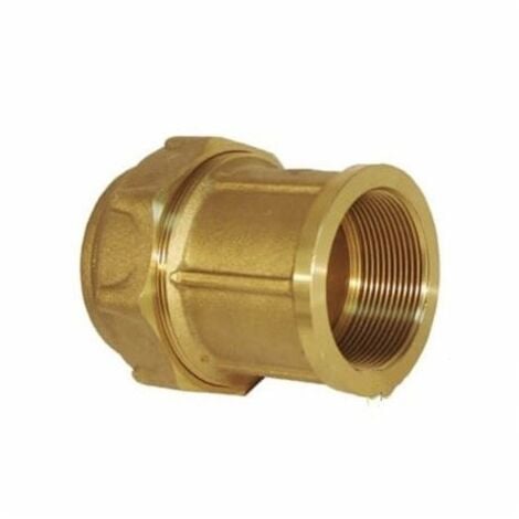 Raccordo femmina in ottone per tubo in polietilene, idraulica e irrigazione
