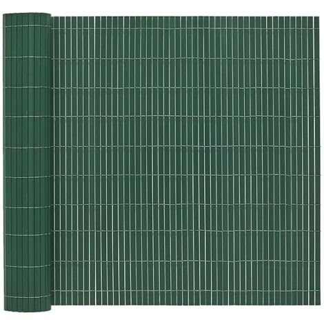 Canniccio PVC Recinzione recinto Balcone frangivento 2 x 5 m, verde ...