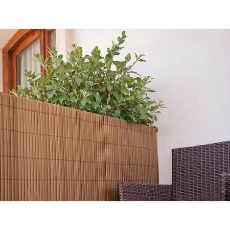 Canniccio PVC Recinzione recinto Balcone frangivento Doppio 1 x 3 m ...