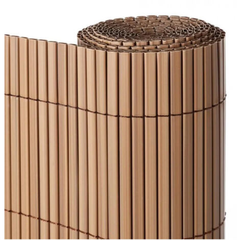 Canniccio PVC Recinzione recinto Balcone frangivento Doppio 2 x 3 m ...
