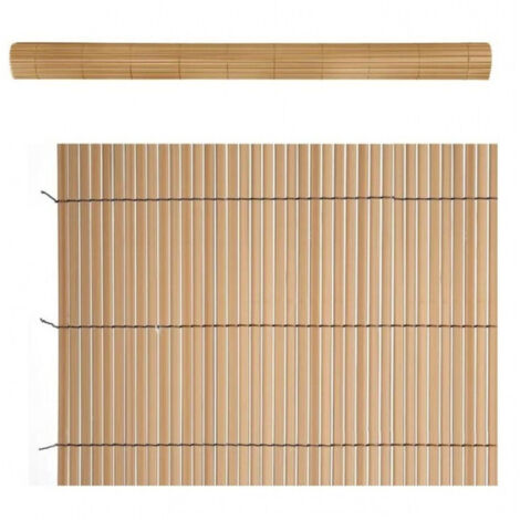 Canniccio PVC Recinzione recinto Balcone frangivento Doppio 2 x 3 m ...