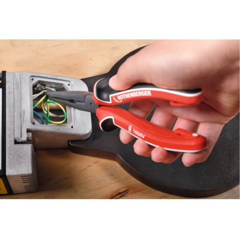 Pinze rotonde piatte elettriche dritte da 200 mm