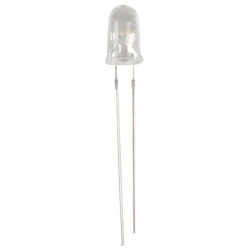 LED 5mm - JAUNE TRANSPARENT - 15000 mcd