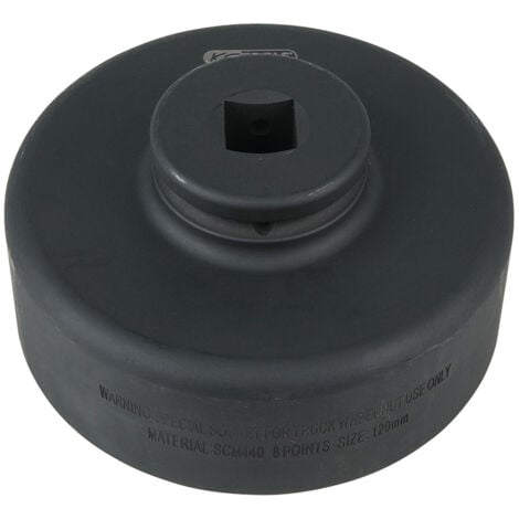KS Tools - Douille 8 pans pour écrou d'essieu, 3/4'', 120 mm - 460.2670