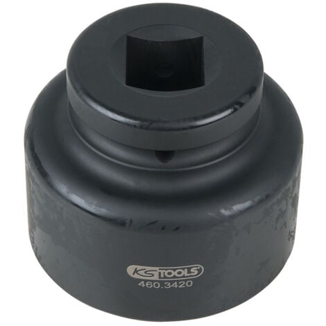 KS Tools - Douille 8 pans pour écrou d'essieu, 75 mm - 460.3420