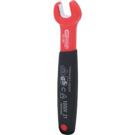 Clé à fourche isolée, 7 mm