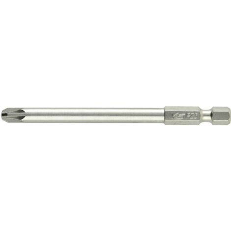 Embout cruciforme-fente 1/4" PZ 3, longueur 89 mm