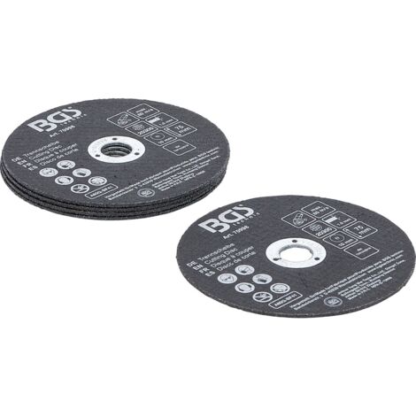Jeu de disques à couper pour acier inoxydable Ø 75 x 1,0 x 10 mm 5 pièces