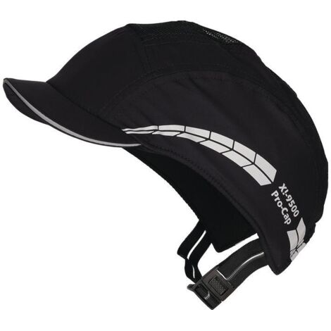 Casquette de protection X-9500 54-64 cm jaune fluo longueur de visière ...