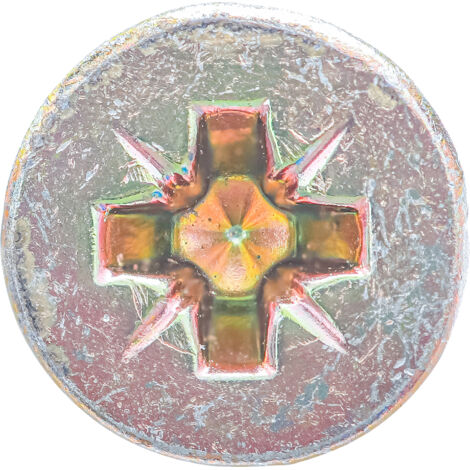 Vis multifonctions cruciforme PZ2 5,0 x 80 mm 50 pièces