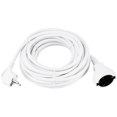 Rallonge H05VV-F SK 10 m blanche