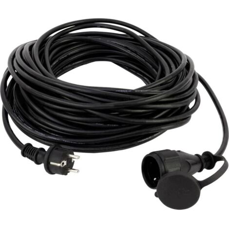 Rallonge électrique 10 m noir