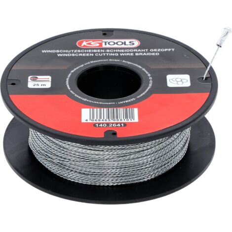 Fil de coupe, fil tressé 0,8mm, 25 m
