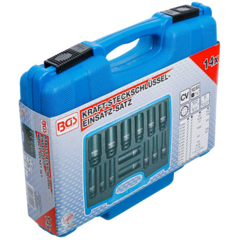 Jeu de douilles à choc, Gear Lock 12,5 mm (1/2") 10 - 32 mm 14 pièces