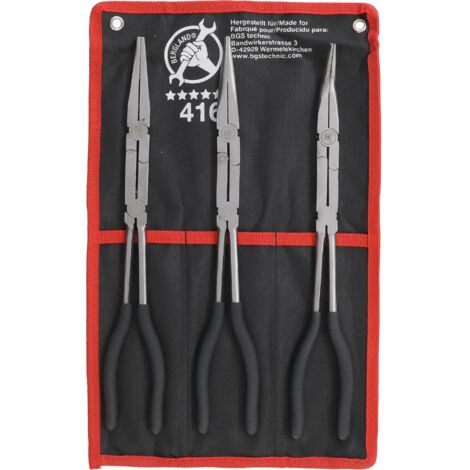 Jeu de pinces à double charnière 3 pièces