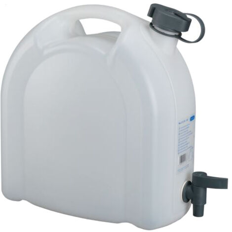 Jerricane à eau 10 l PE avec robinet de décharge HxlxP mm