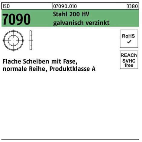 Rondelle ISO 7090 m.Fase