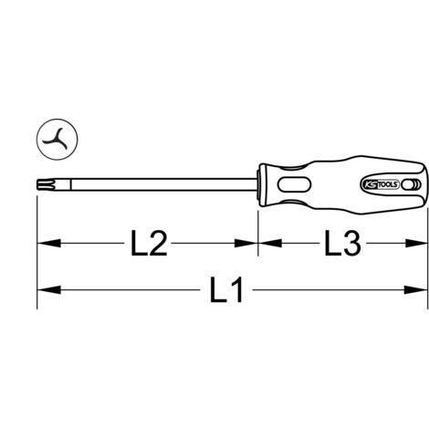Tournevis ERGOTORQUEplus® pour vis Tri-wing, 5
