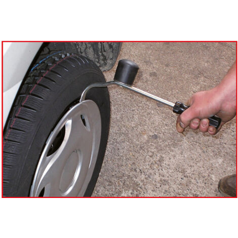 Levier leger pour le montage et le démontage d'enjoliveurs, 360mm