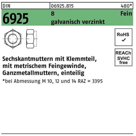 DIN 6925 m.Klemmteil