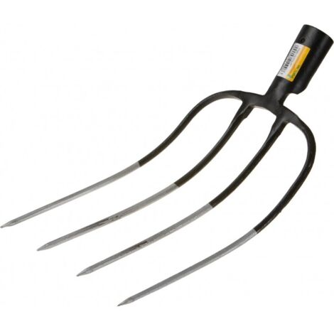 Fourche à fumier L. des dents 310 mm 4 dents forgé en Allemagne du nord ...