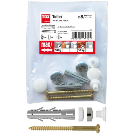 Fixation WC sur pied Toilet