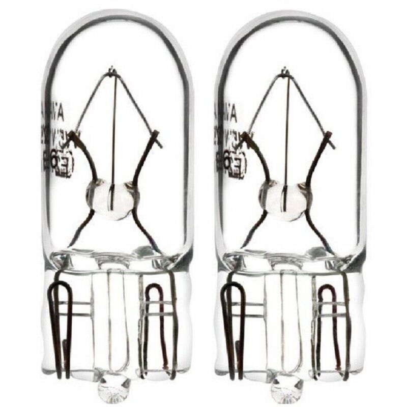 2x ampoule 6v 3w T10 W2.1x9.5d transparent wedge universel compteur tableau de bord voiture tracteur