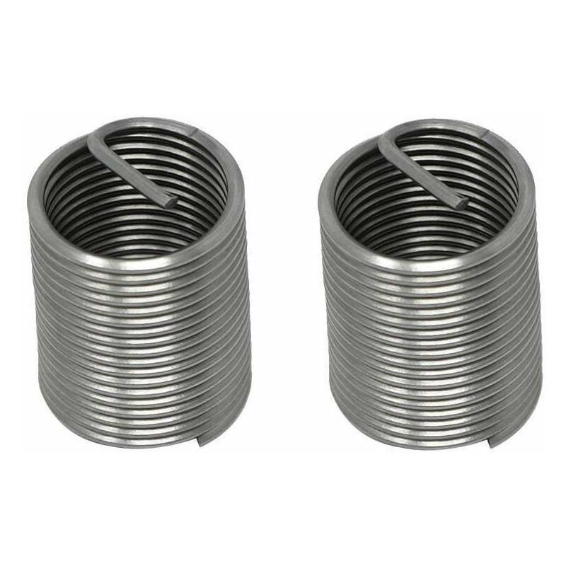2x insert fileté M12x30 ressort filet rapporté standard acier ...