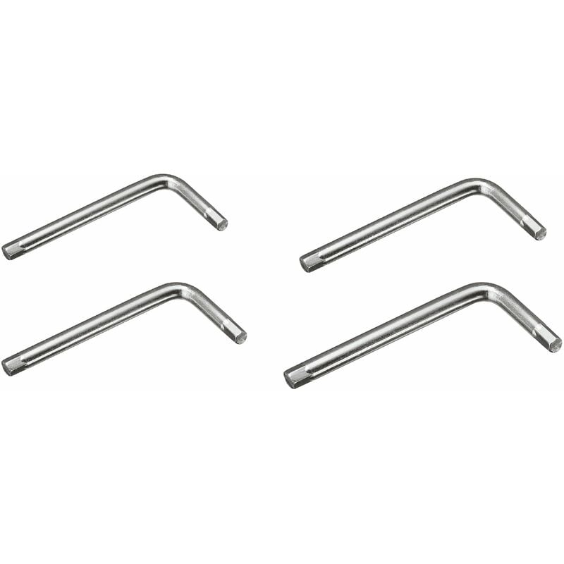 Jeu de 4x clé allen : 1x 3mm + 1x 4mm + 1x 5mm + 1x 6mm acier meuble ...