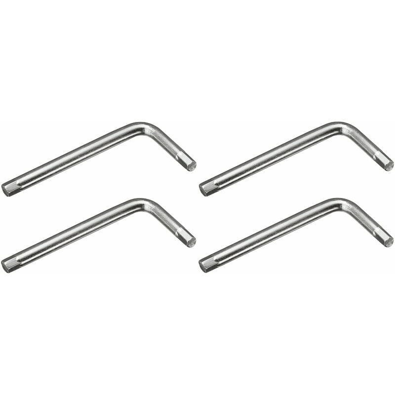 4x clé allen 6mm en forme de L longueur 90mm acier meuble clef 6 pans ...
