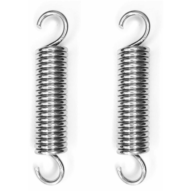 2x Ressort de traction de rappel en acier à double crochet béquille ...