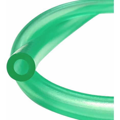 Rouleau 2m durite essence tuyau silicone 5mm vert transparent carburant ...