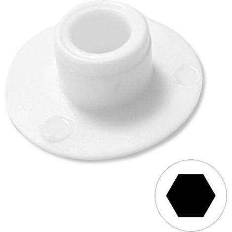 20x Cache vis M5 Blanc 6 pans Creux clé Allen CHC Hexagonal Bouchon ...