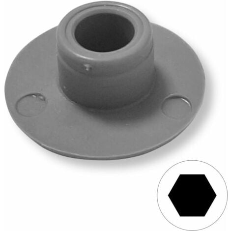 20x Cache vis M6 Gris 6 pans Creux clé Allen CHC Hexagonal Bouchon ...