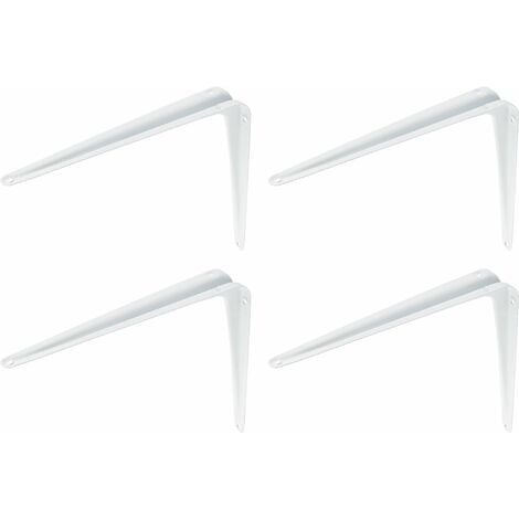 4x équerre console rigide 245x185mm capacité de charge 18kg/équerre ...