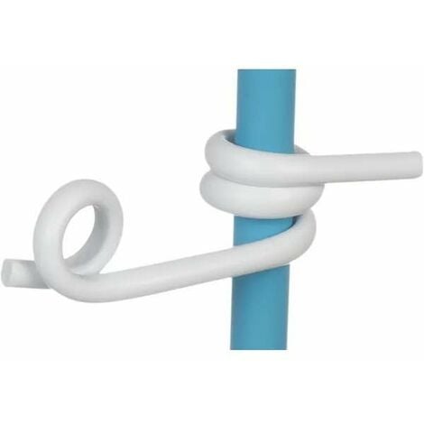 4x isolateur cloture électrique queue de cochon PVC 19mm blanc ...