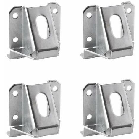 4x Ferrure d'assemble universelle avec équerre Fixation Meuble Bois ...