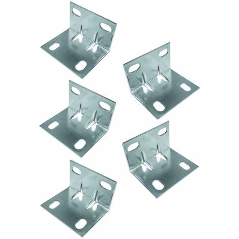 5x Equerre d'assemblage mixte plaque de jonction d'angle en acier ...