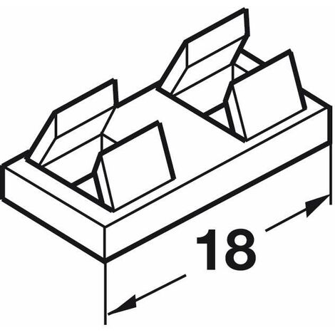 4x Clip de connexion pour assembler deux grilles optiques paraboliques ...