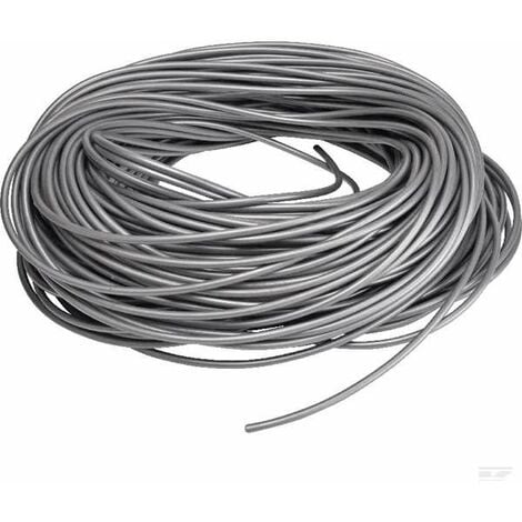 Cordon PVC gris plein Câble Corde Rond Lisse Plastique Mécanique ...